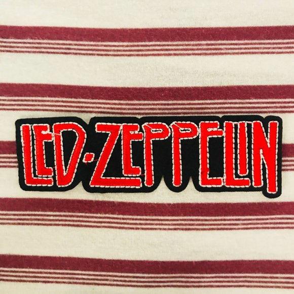 Other | Mens Led Zeppelin Band Logo Patch Iron On Badge Diy Applique ...